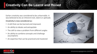 Fun Ways to Increase Your Creativity | PPT