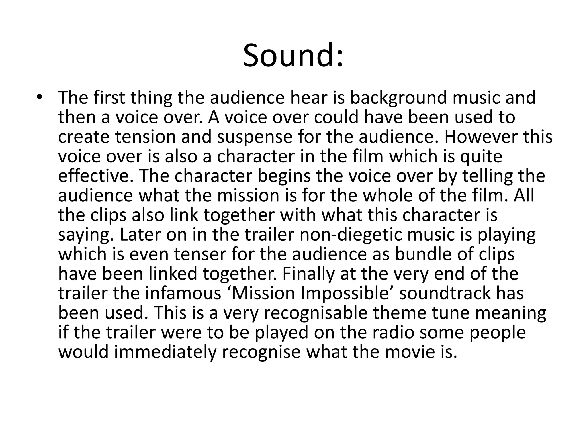 Mission impossible evaluation | PPTX