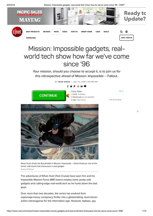 Mission impossible gadgets real world tech show how far we've come ...