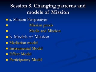 Mission in a world church a ppt sketch | PPT
