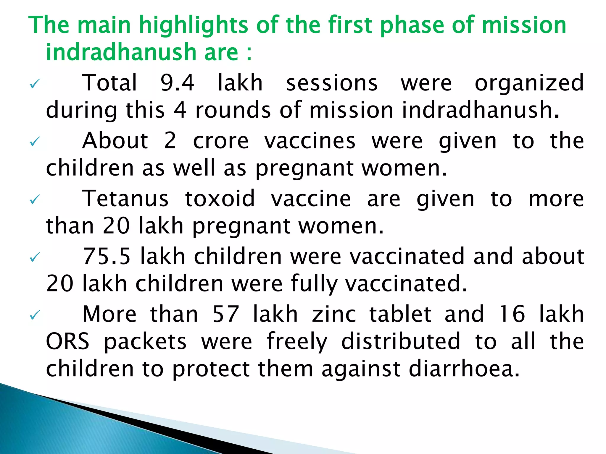 Mission indradhanush | PPTX