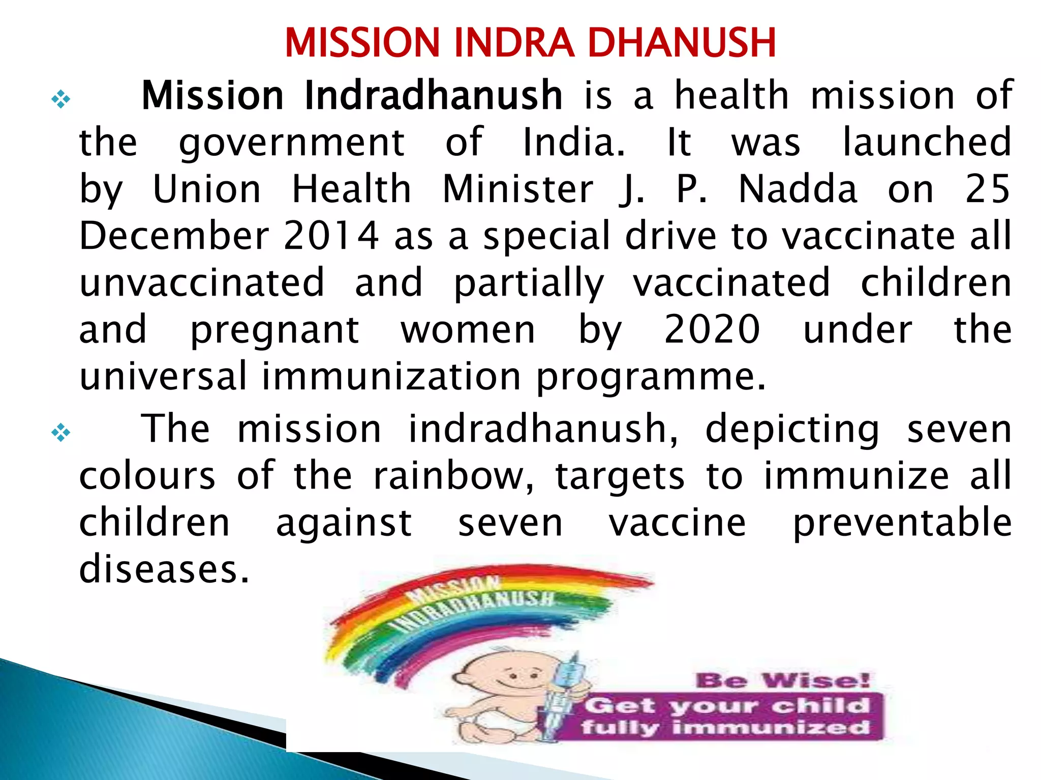 Mission indradhanush | PPTX