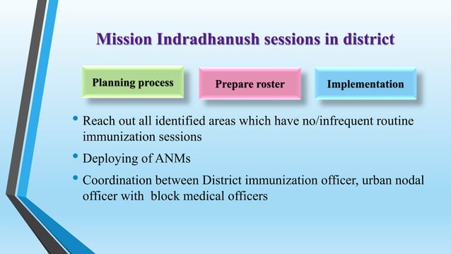 MISSION INDRADHANUSH.pptx | Infectious Diseases | Diseases and Conditions