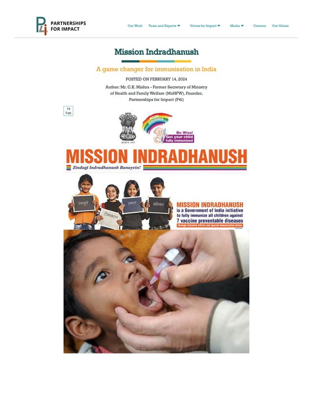 Mission Indradhanush: A Game Changer in India's Journey Toward ...