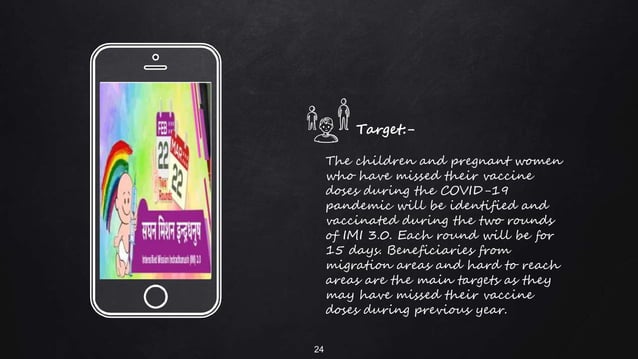 Mission indradhanush ppt | PPTX | Infectious Diseases | Diseases and ...