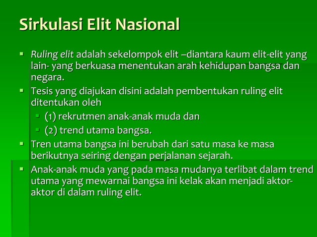 Mission, Kepemimpinan, dan Sirkulasi Elit Nasional Arip Musthopa.ppt