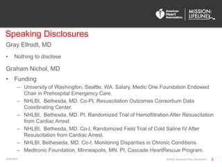 Mission lifeline stemi and cardiac resuscitation systems of care launch ...
