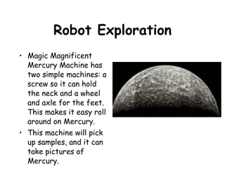 Mission mercury | PPT | Geography | Science