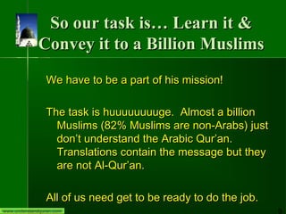 Mission of Prophet Muhammad and Our Lives | PPS