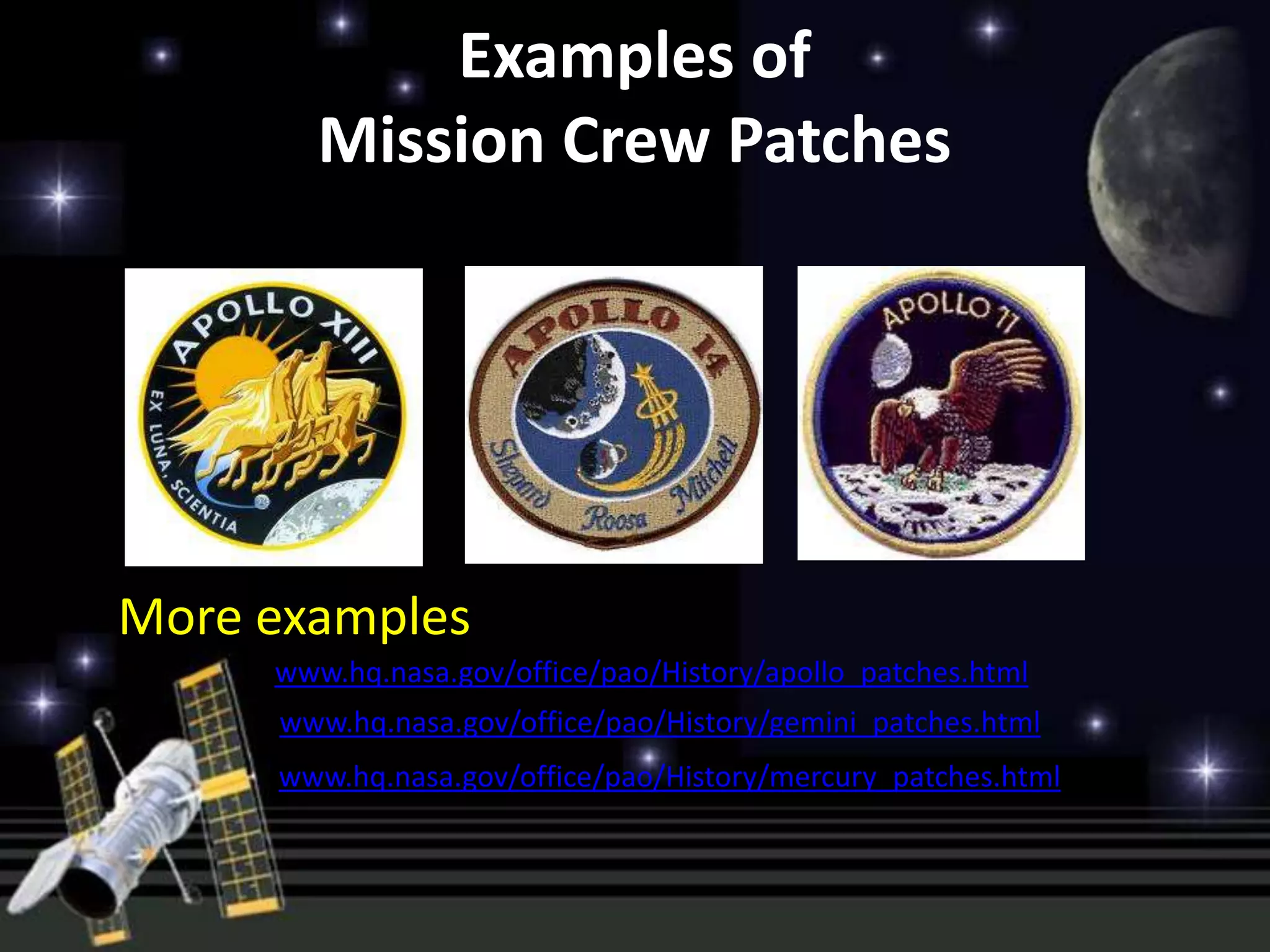 Mission patch | PPTX