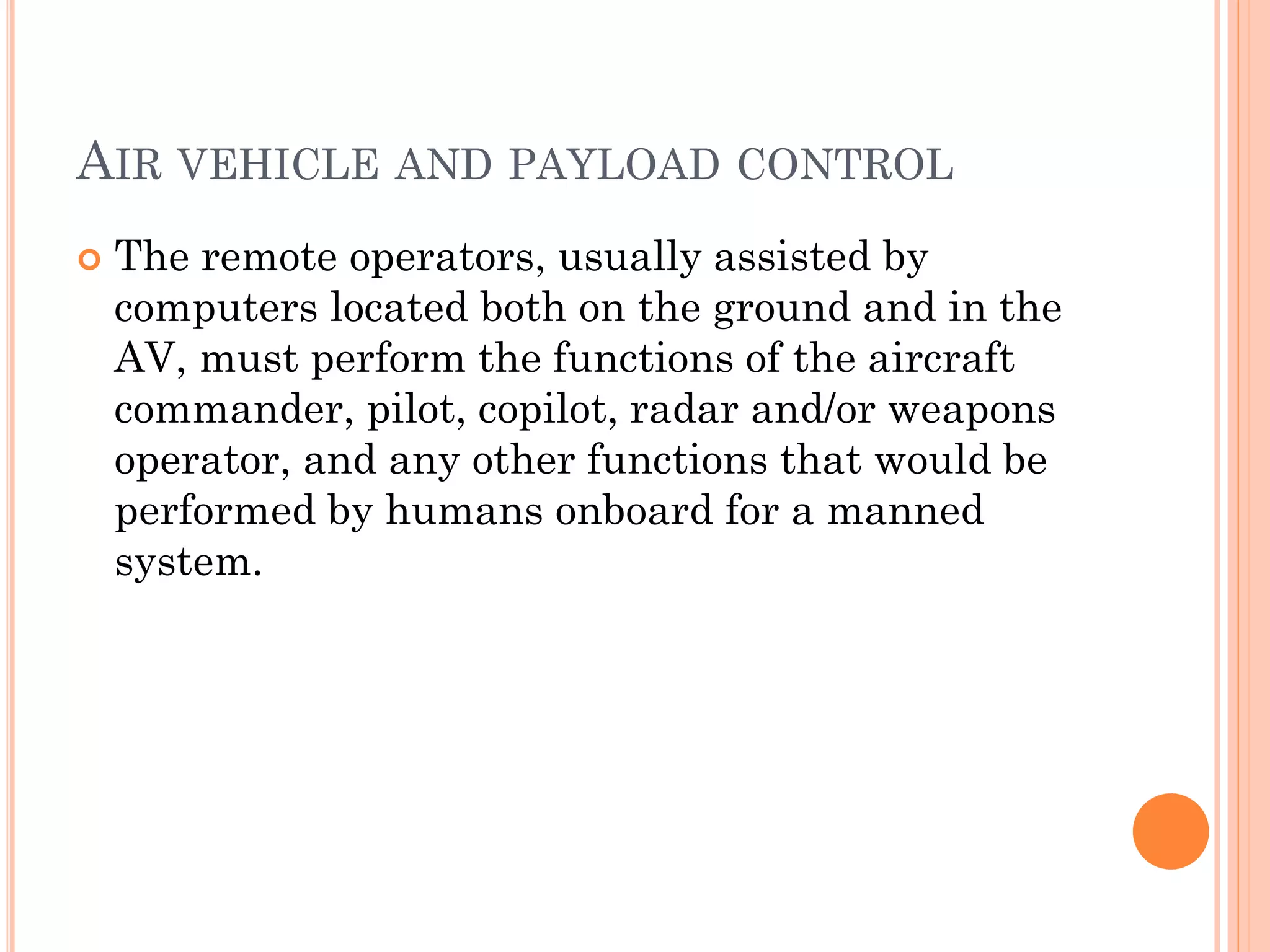 Mission planning and control for UAV's | PDF