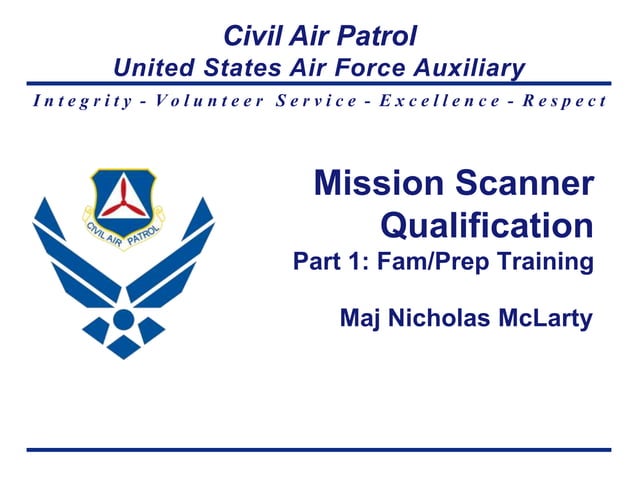 Mission Scanner Training Part 1 | PPTX | Air Travel | Travel Type