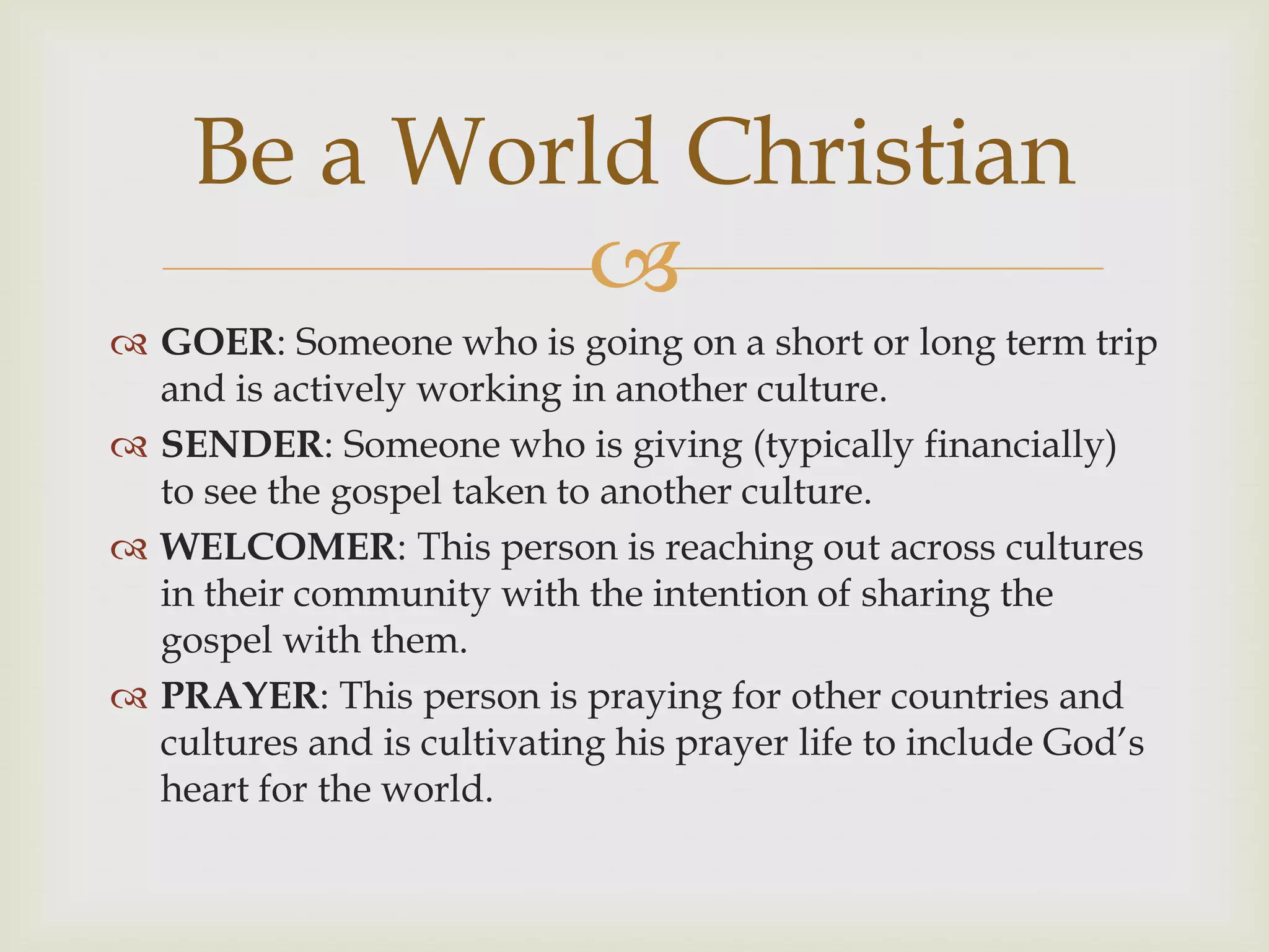 A Vision For The World - Part 6 | PPTX