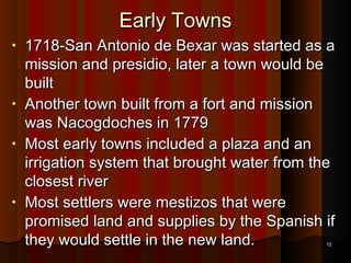 Missions. Presidios and Early Towns | PPT