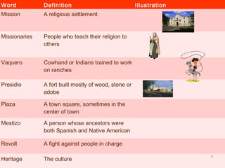 Missions. Presidios and Early Towns | PPT