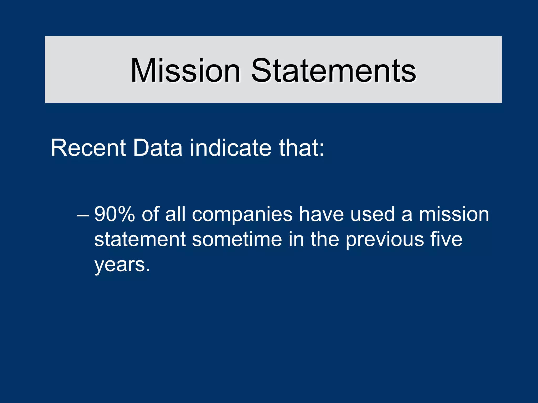 Mission statement | PDF