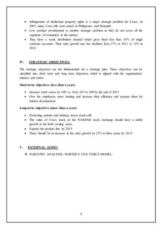 CROCS - MISSION STATEMENT | DOCX