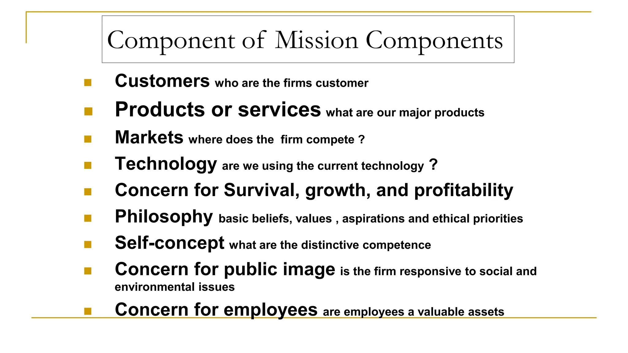 Mission statement.ppt strategic management | PPT