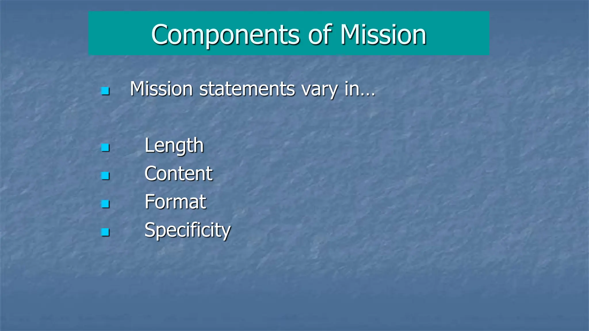 Mission statement.ppt strategic management | PPT