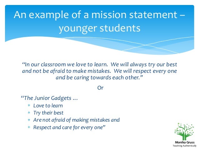 How to Create a Classroom Mission Statement
