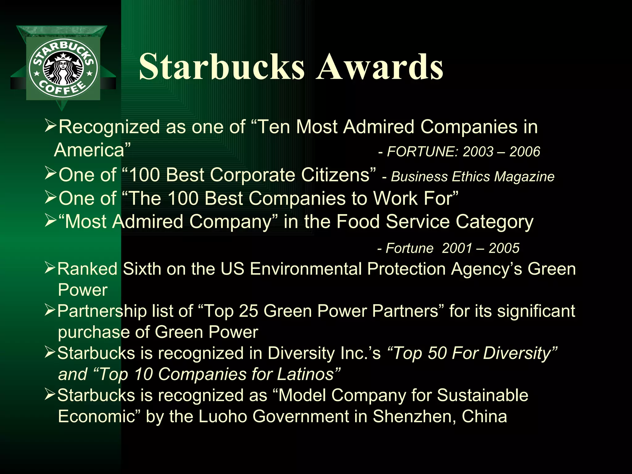 Mission, strategy, and ethics at starbucks v2 | PPT