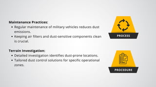 Dust Control Strategies for Advancements in Military Operations | PPT