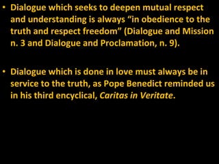 Mission to dialogue | PPT