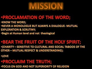 Mission to dialogue | PPT