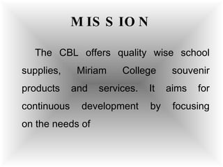 Mission Vision | PPT | College Education | Education