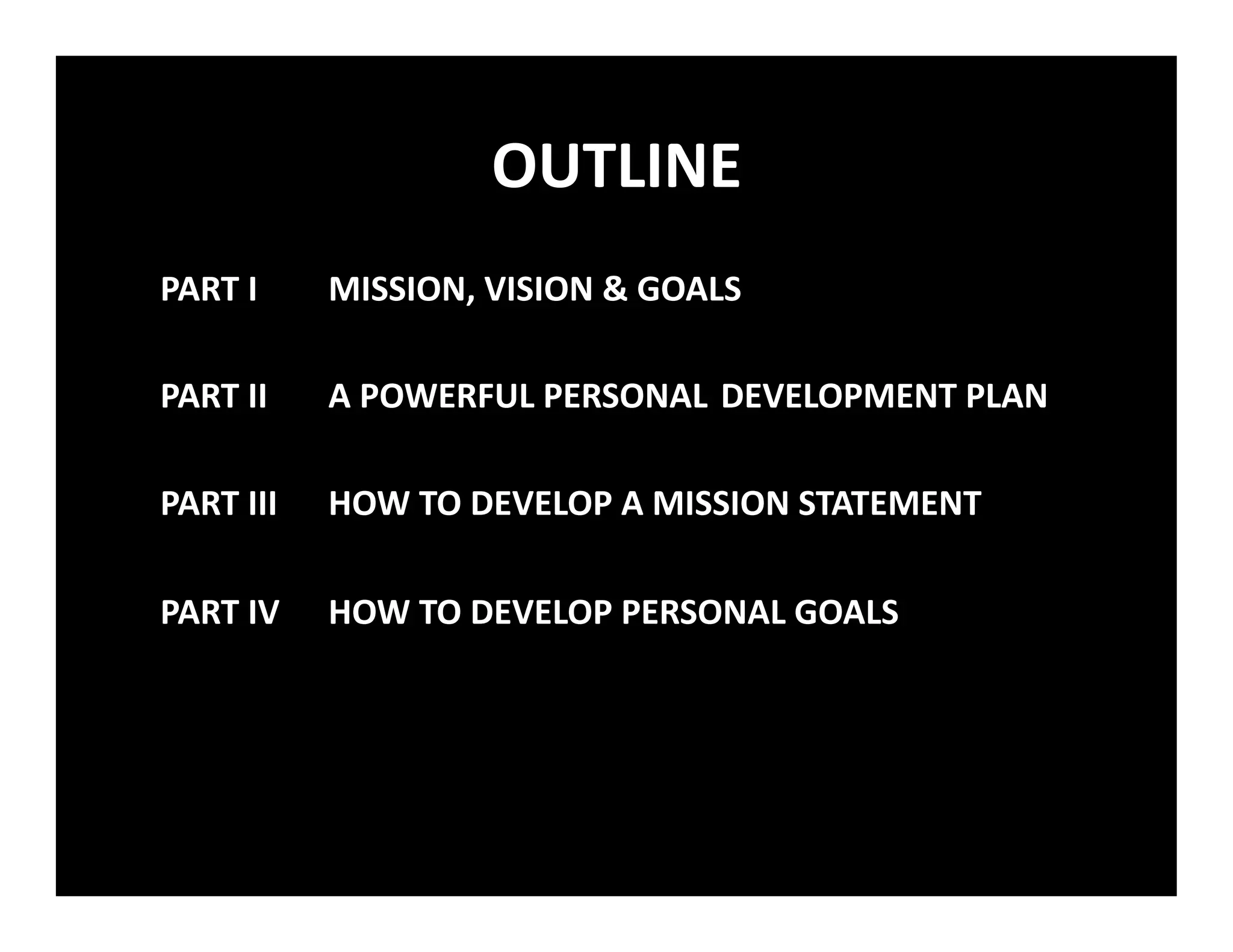 Mission Vision And Goals | PDF
