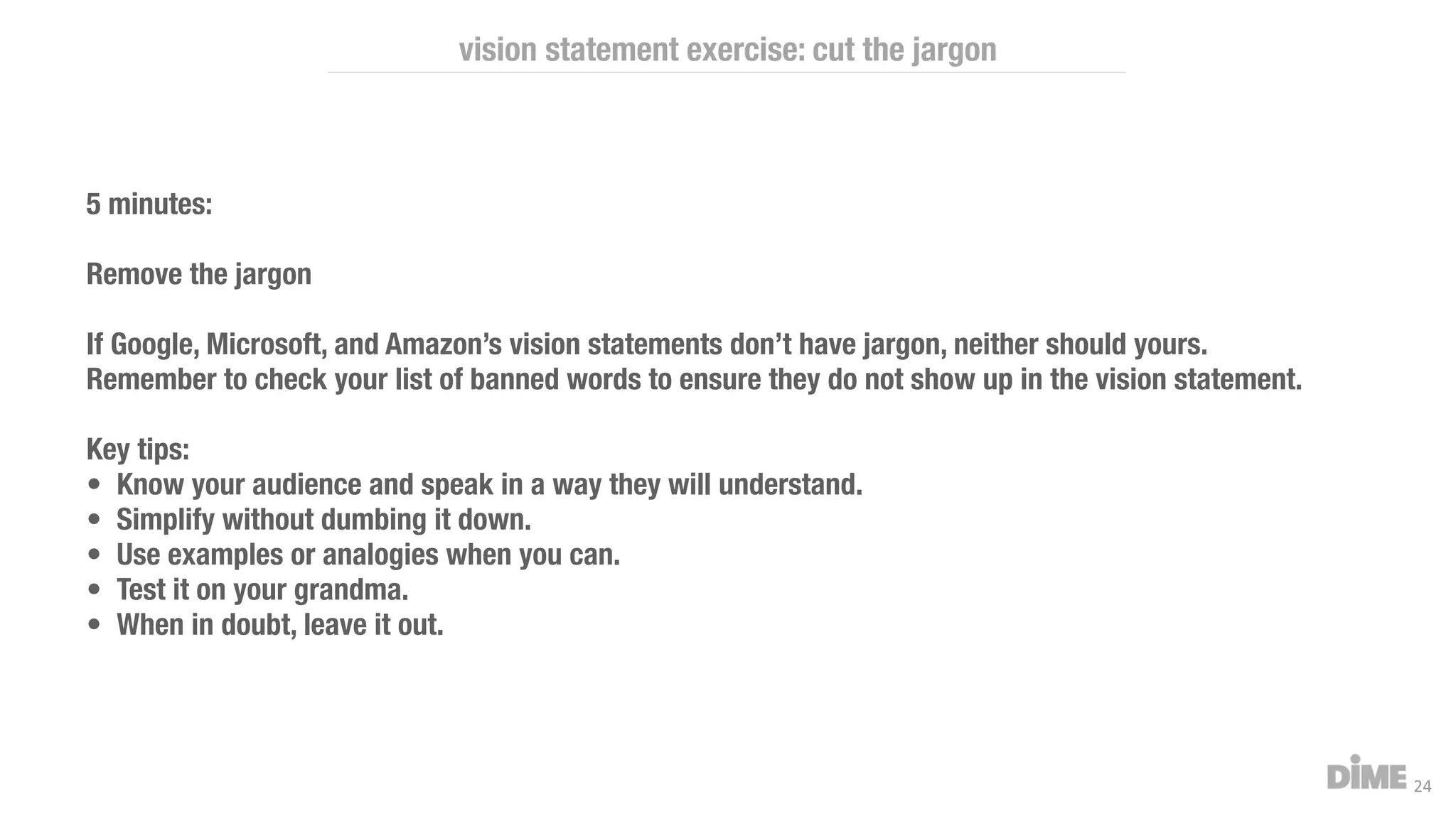 Building a vision + mission | PDF