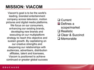 Mission, Vision and Plans, Oh My! | PPTX