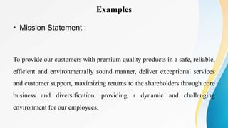 Mission vs vision statement | PPTX