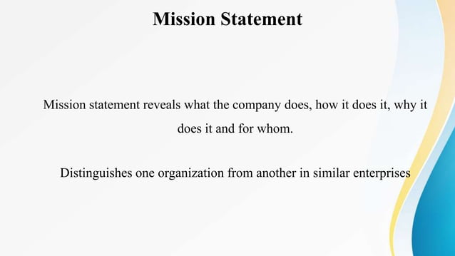 Mission vs vision statement | PPTX
