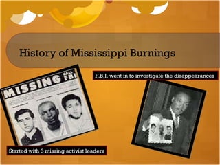 Mississippi burning powerpoint | PPT