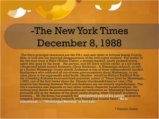 Mississippi burning powerpoint | PPT