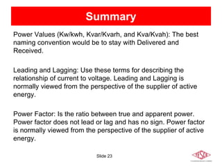 Four Quadrant Metering | PPT