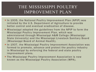 History of the Mississippi Poultry Industry | PPTX
