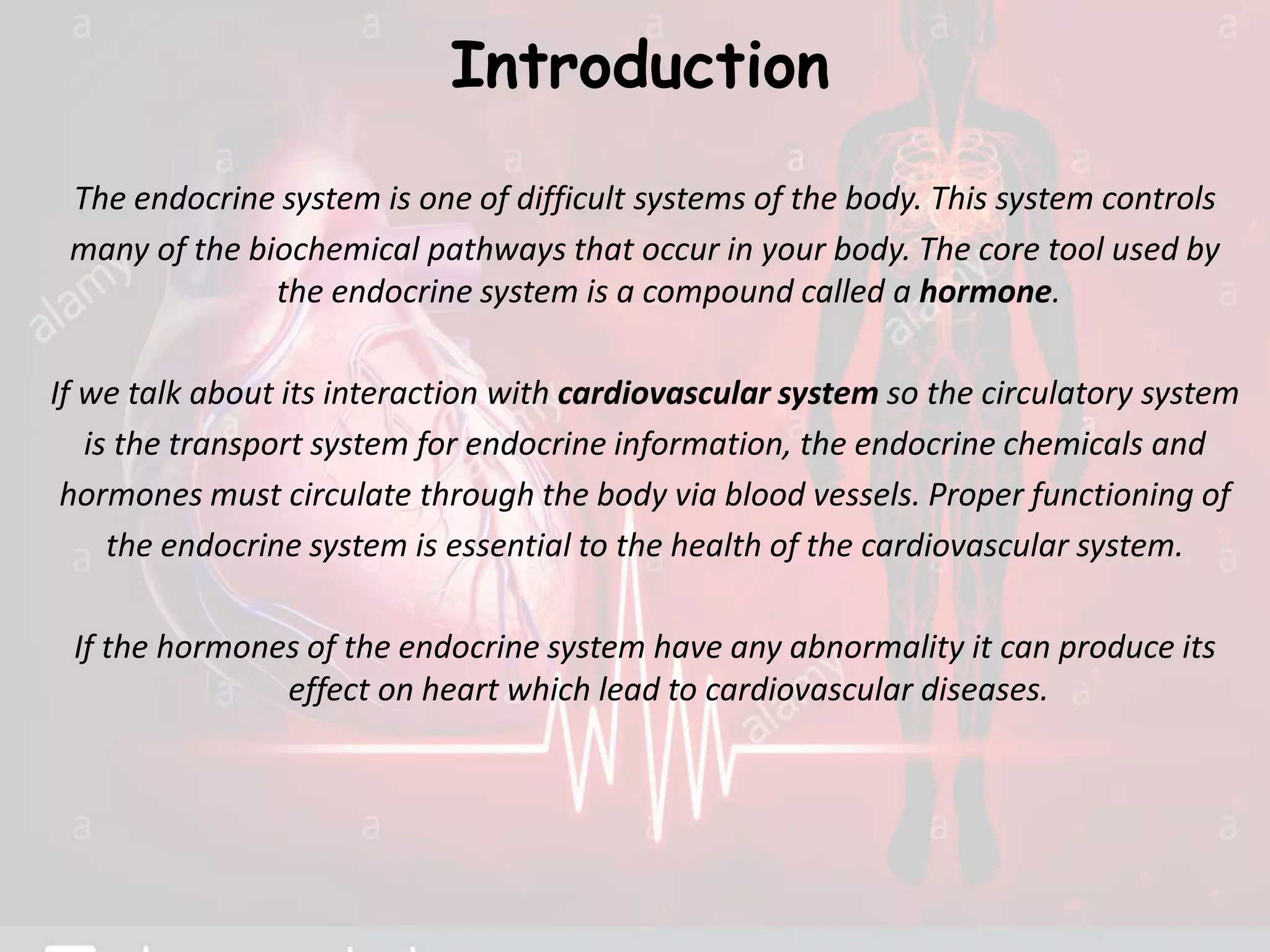 endocrinology assosiated with cardiovascular disease | PPTX