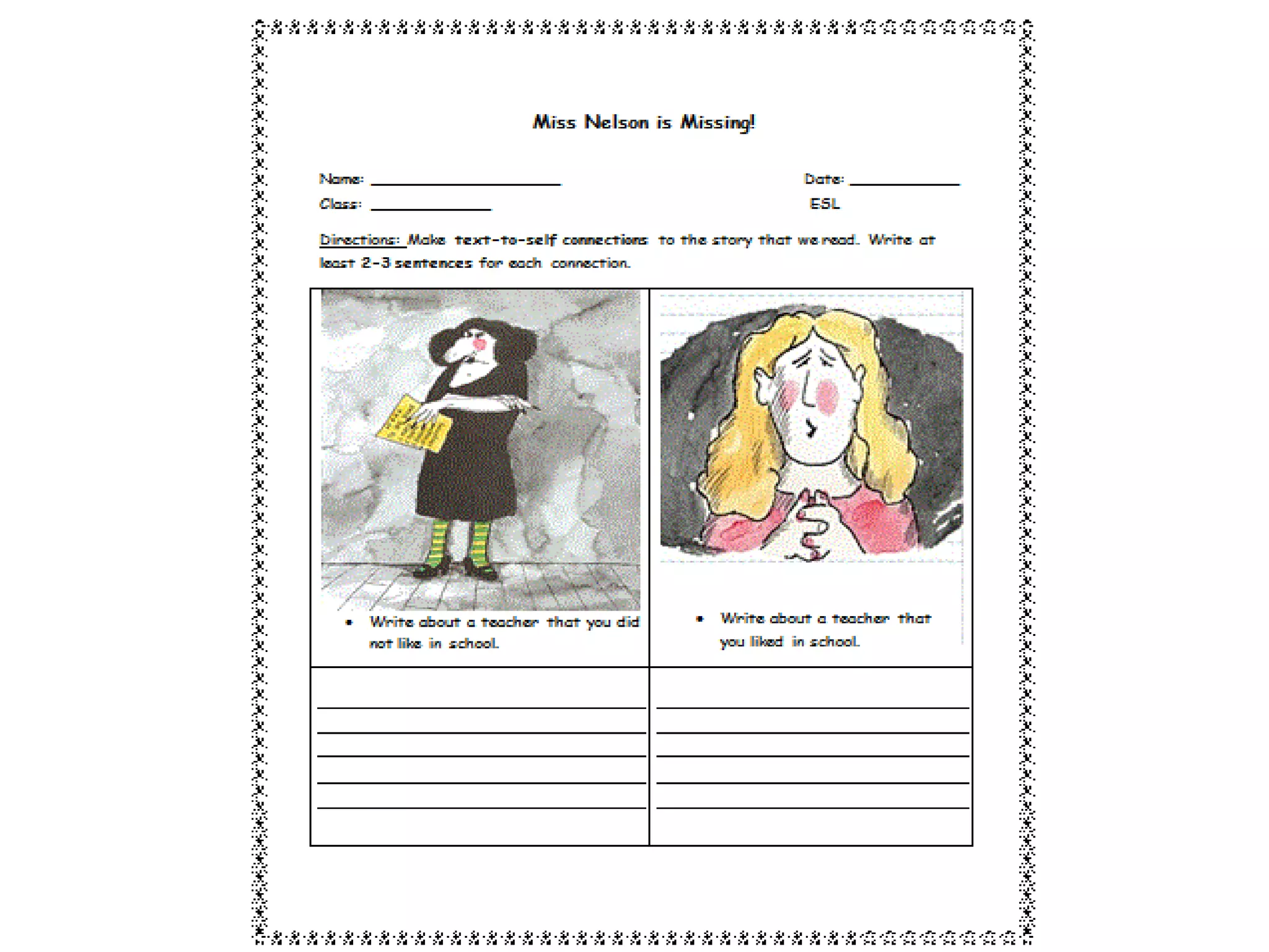 Miss nelson is missing | PPT