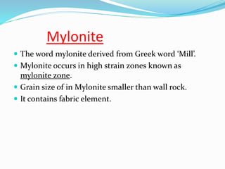 Shear Zone Structural Geology by Misson Choudhury | PPTX