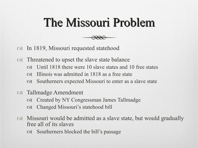 Missouri Compromise | PPT