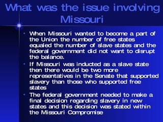 Missouri Compromise | PPT