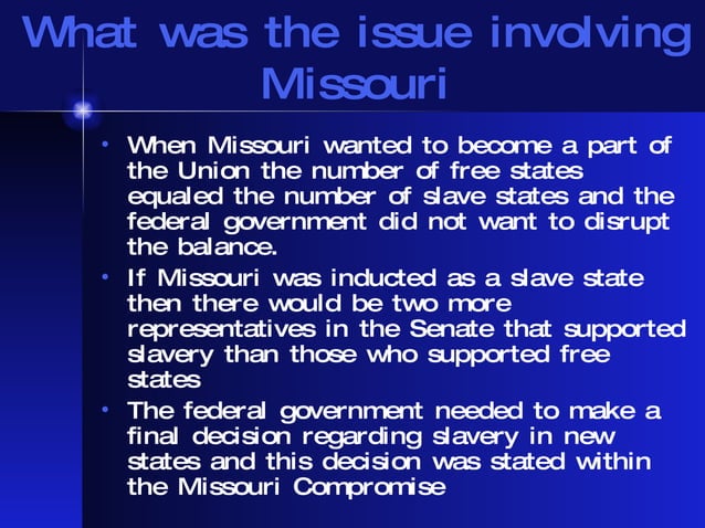 Missouri Compromise | PPT