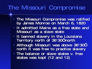 Missouri Compromise | PPT