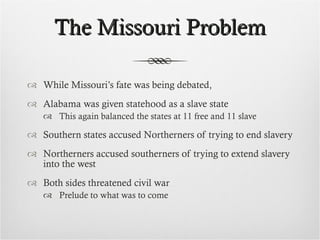 Missouri compromise | PPT