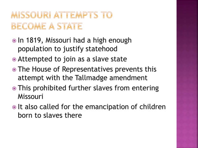 Missouri compromise | PPTX