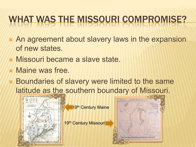 Missouri compromise | PPTX