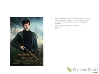 Miss Peregrine's home for peculiar children. Film | PPT