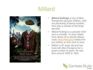 Miss Peregrine's home for peculiar children. Film | PPT